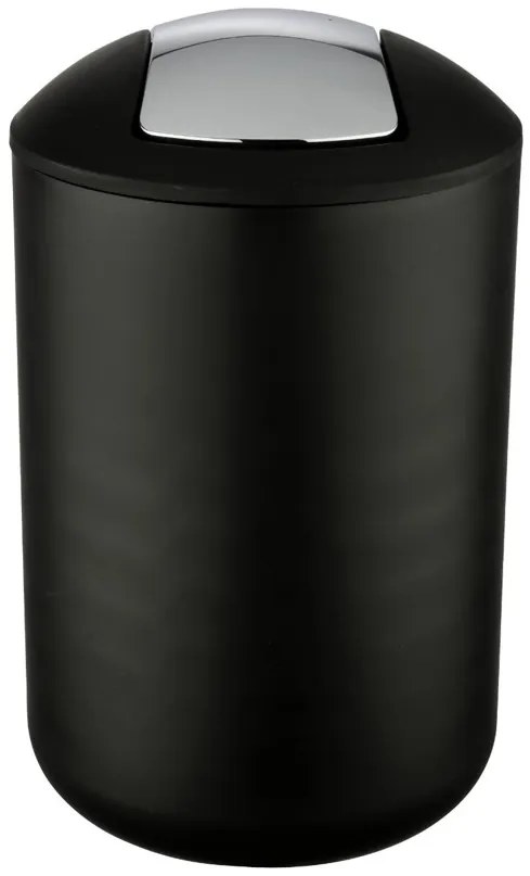 Koupelnový koš BRASIL BLACK - 6,5 l, WENKO