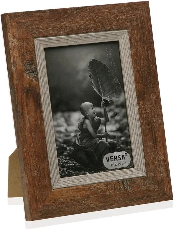 Dřevěný rámeček na fotografii Versa Madera Marron, 17 x 22 cm