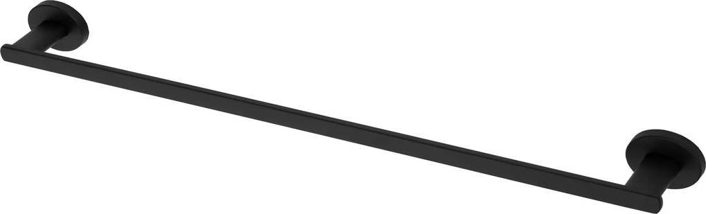 Tutumi Rea, koupelnový držák na ručníky 60cm 322187, černá matná, REA-77098