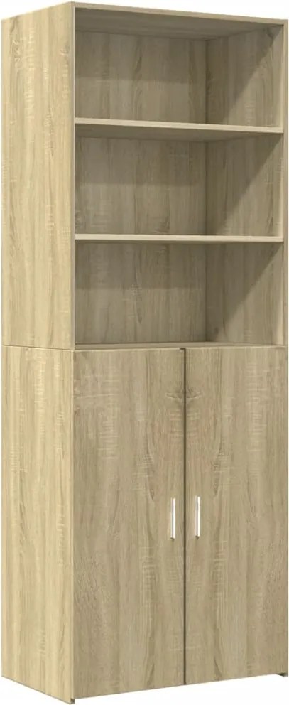 Skříň highboard dub sonoma 70 x 42,5 x 185 cm kompozitní dřevo 3281373