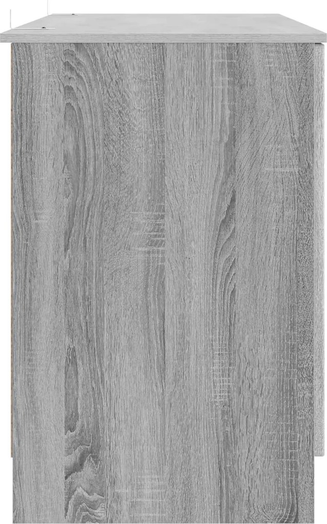 Stůl Šedá sonoma 142,5 x 50 x 75 cm Kompozitní dřevo 3414645
