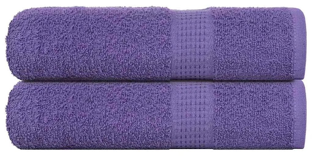 Ručníky FROGN 2 ks fialové 50x100 cm 360 g/m² 136878