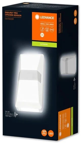 Ledvance - LED Venkovní nástěnné svítidlo se senzorem UPDOWN LED/10W/230V IP55