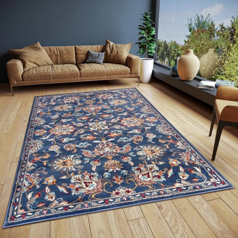 Hanse Home Collection koberce Kusový koberec Luxor 105634 Caracci Blue Multicolor - 57x90 cm