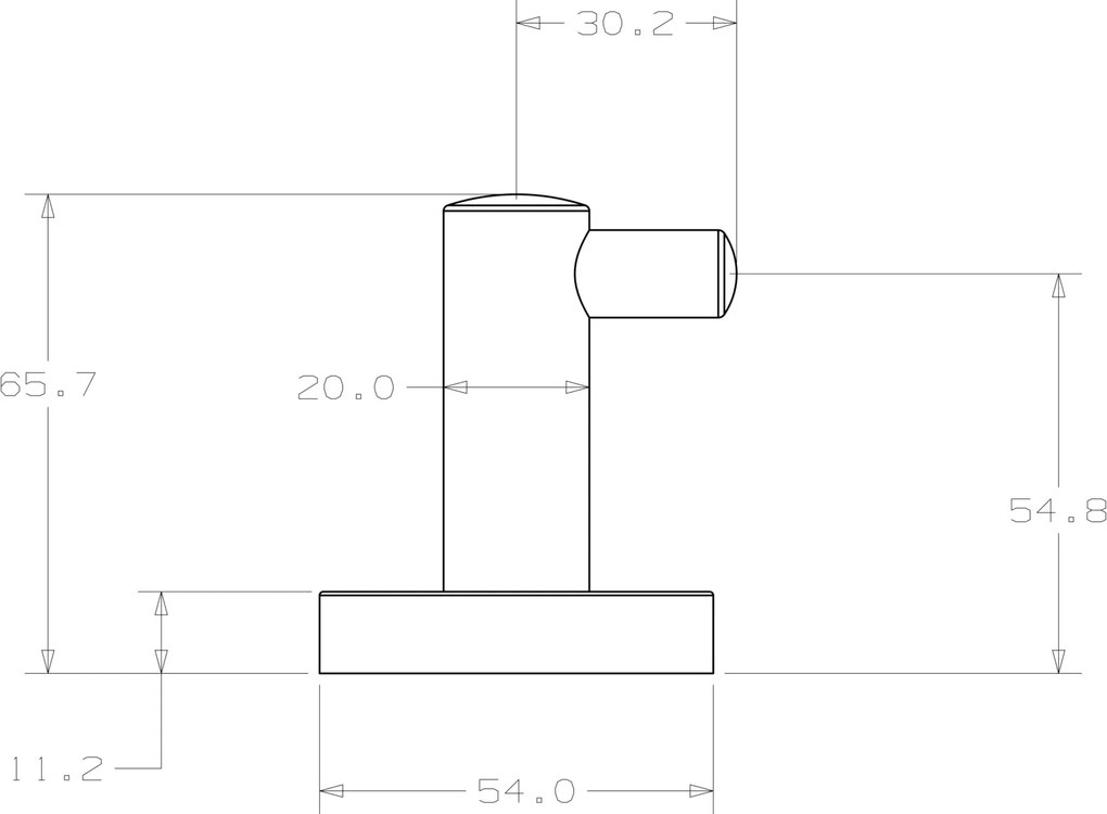 Gamma Roy, 1-háček na ručníky, zlatá matná, GMA-UPR-ROY-BGD