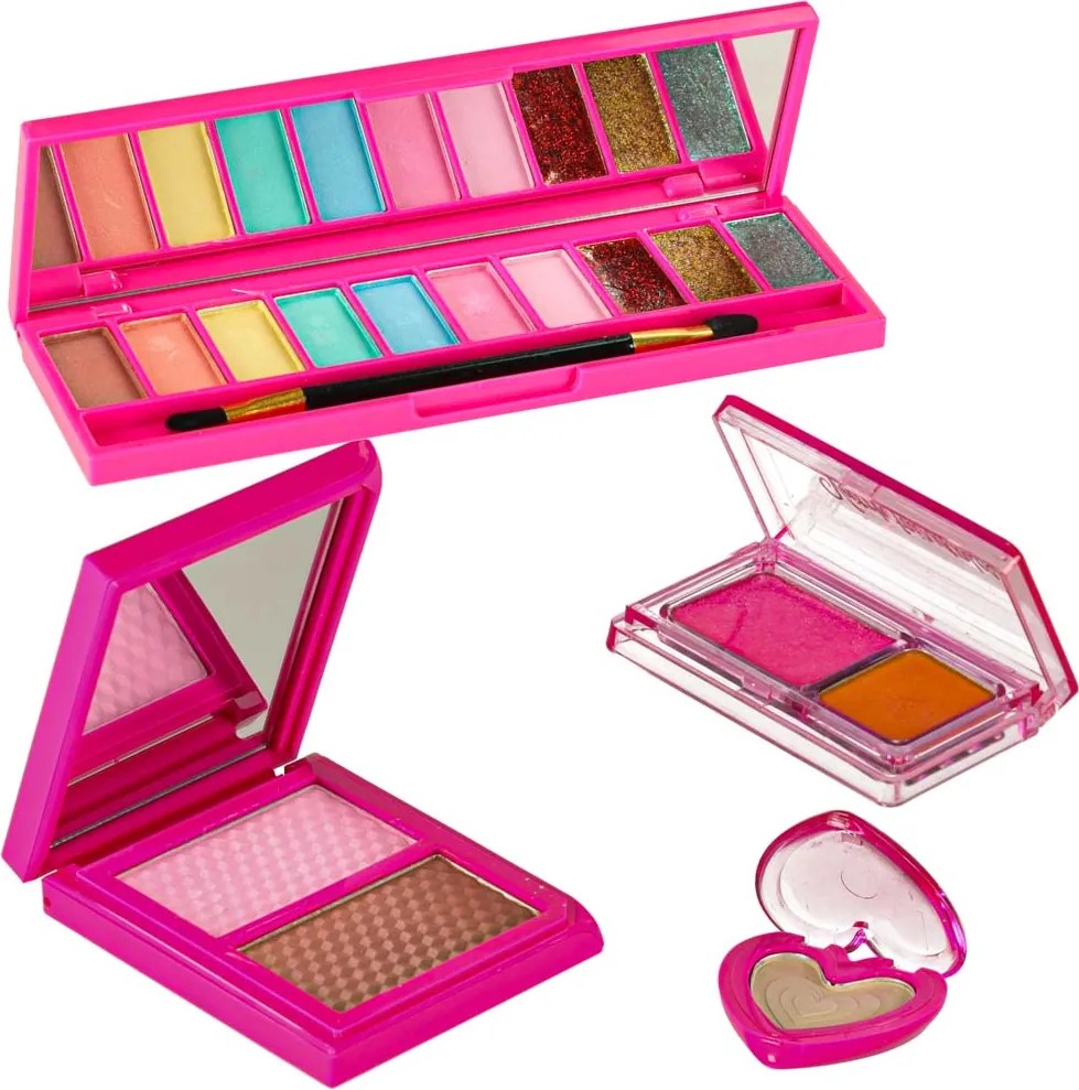 Make-up kosmetika make-up laky make-up bag sukně set 22 položek