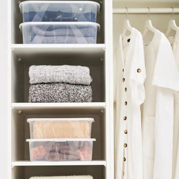 Úložný box s víkem LONA 19 l