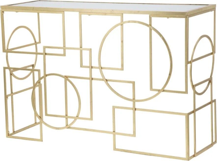 Designová konzole Vartouhi 120 cm zlatá