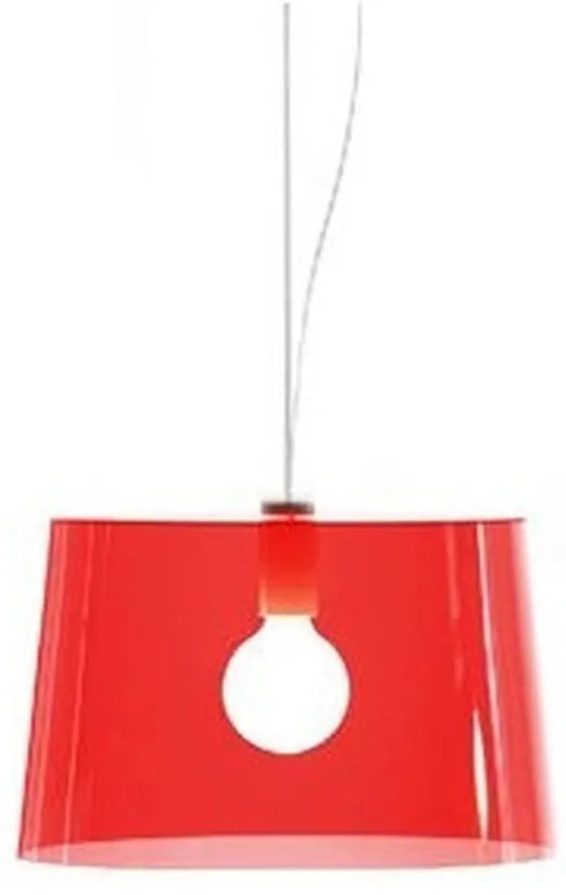 PEDRALI - Závěsná lampa L001S/B červená - VÝPRODEJ - speciální sleva na dotaz
