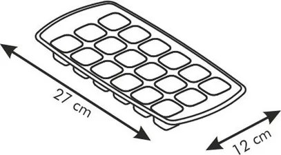 TESCOMA Tvořítko na led s pružným dnem PRESTO