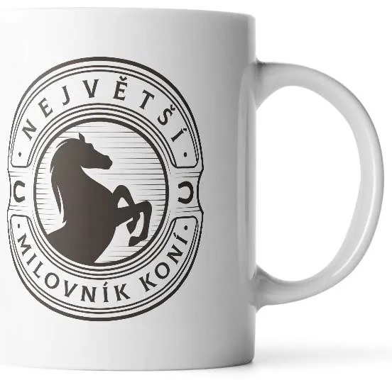 Sablio Hrnek Největší milovník koní - 200 ml - espresso