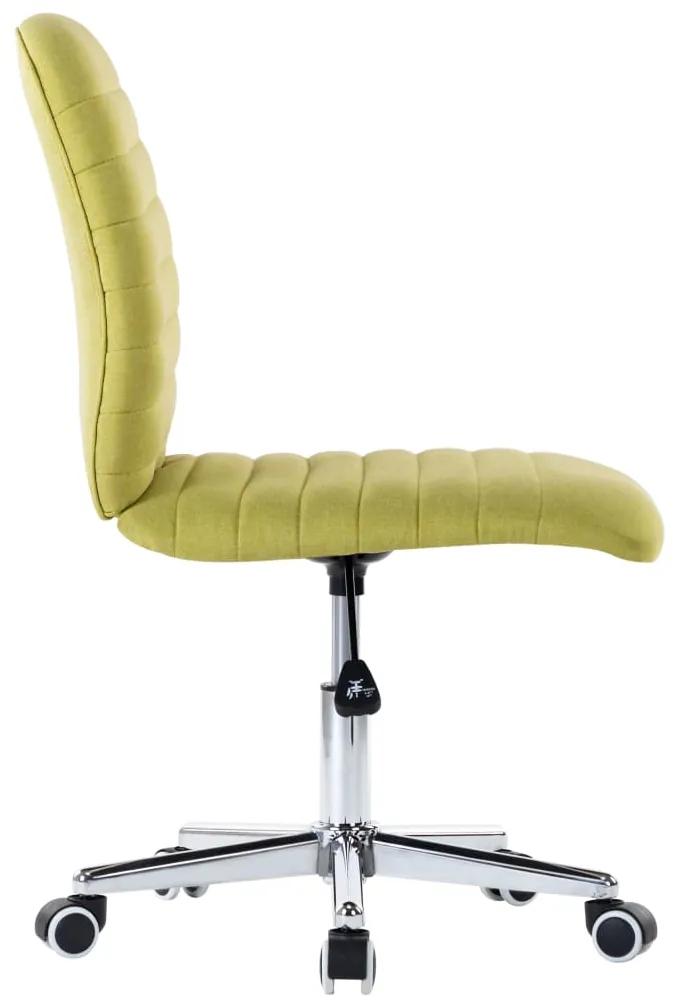 Jídelní židle 6 ks zelené textil,  3056545