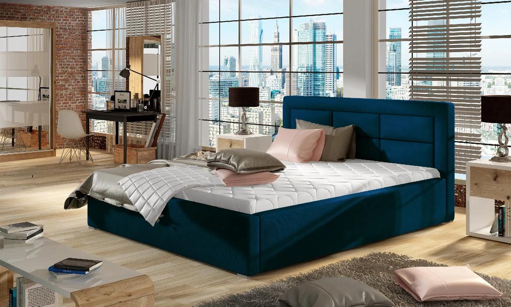 Eltap Čalouněná postel Rosano Materiál a barva potahu: Soft 33 - béžová, Rozměry (cm): 180x200