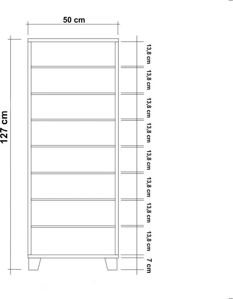 Botník Mega Birds Sonoma Oak