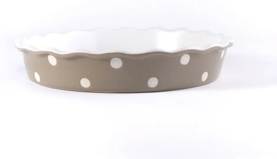 Isabelle Rose Home Keramická forma na koláč 26 cm béžová