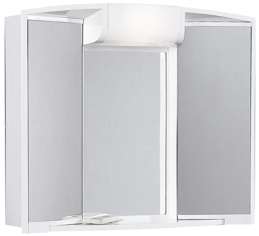 Aqualine, ANGY galerka 59x50x15cm, 1x12W, bílá plast, 541202
