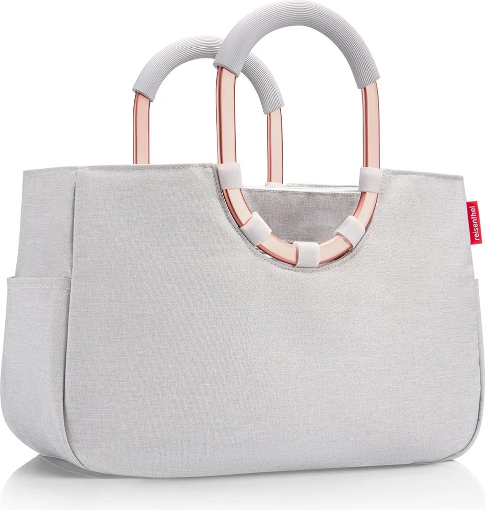 Módní taška Reisenthel Loopshopper M frame twist sky rose