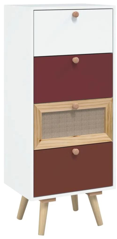 Skříň highboard se zásuvkami 40 x 30 x 95 cm kompozitní dřevo - Default Title