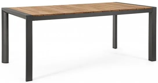BIZZOTTO Zahradní stůl CAMERON 180x90 cm antracit