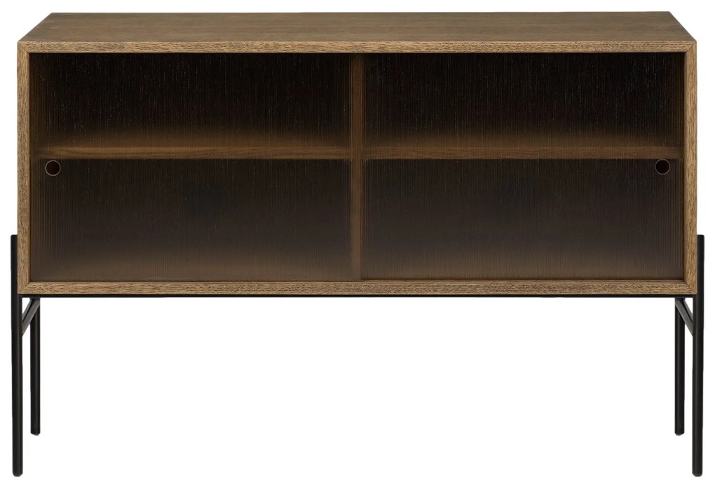 NORTHERN Skříňka Hifive Glass Storage, Smoked Oak, 150 cm / podstavec 15 cm