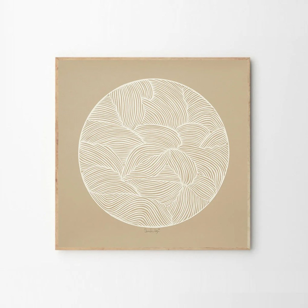 The Poster Club Plakát Moon No. 01 by Little Detroit 50x50