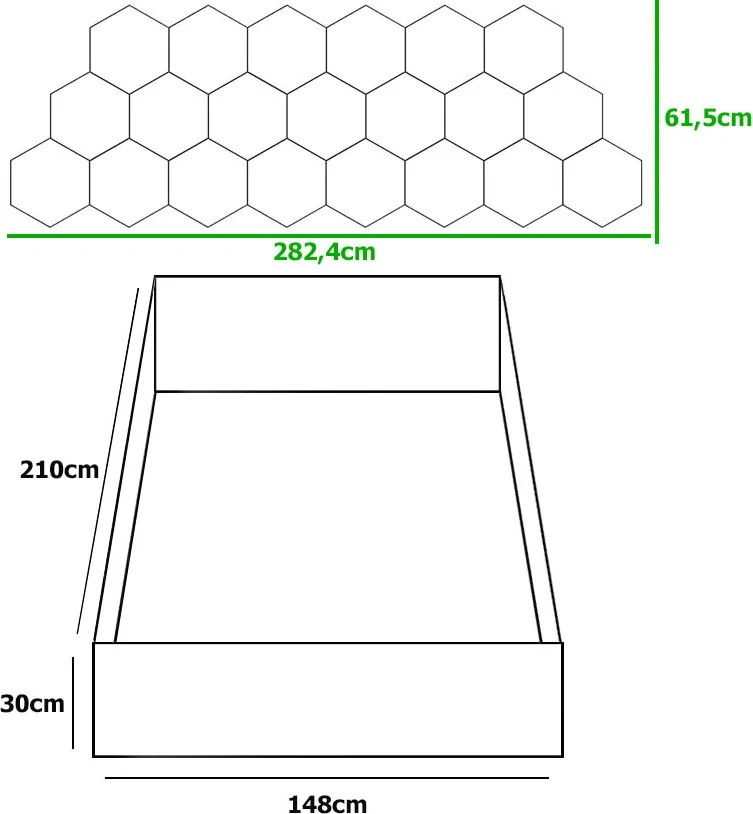 Eka Čalouněná postel Lucy 3 - 140x200 cm Barva látky Trinity: Světle modrá (Trinity 2322), Úložný prostor: Bez úložného prostoru