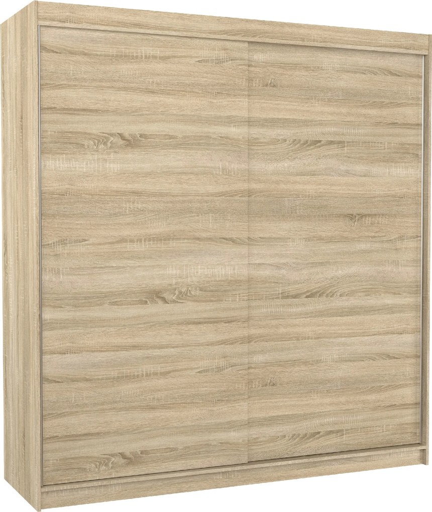 ADRK Furniture Skříň s posuvnými dveřmi TERECIA 200 SW-TER-S-200+A503