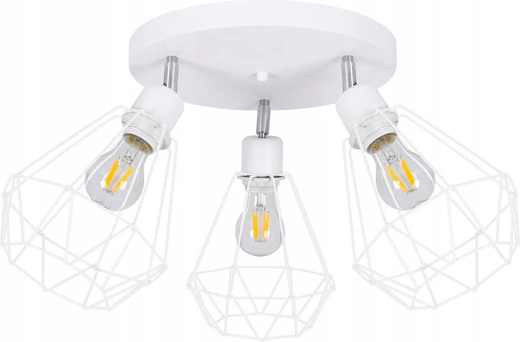 Lampa stropní svítidlo Stropní Lustr loft Brylant Drát