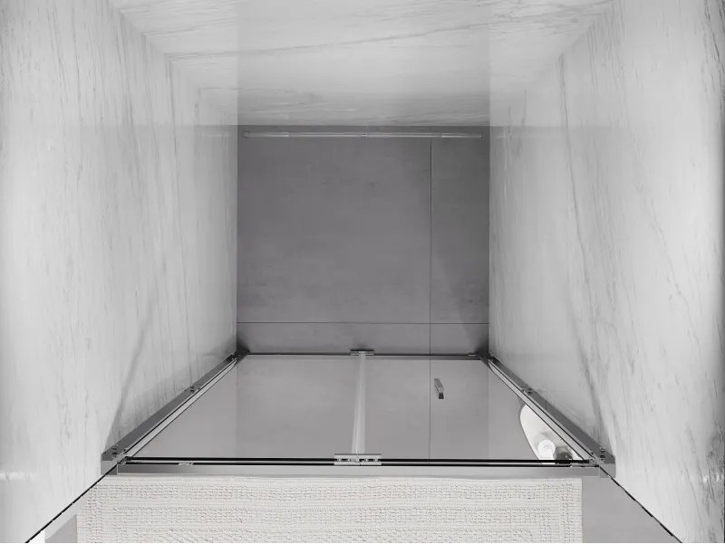 Mexen Exo, skládací sprchové dveře, 110 cm, transparentní sklo, chrom, 816-110-000-01-00