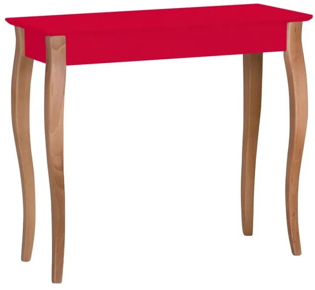 Červený konzolový stolek Ragaba Lillo, šířka 85 cm
