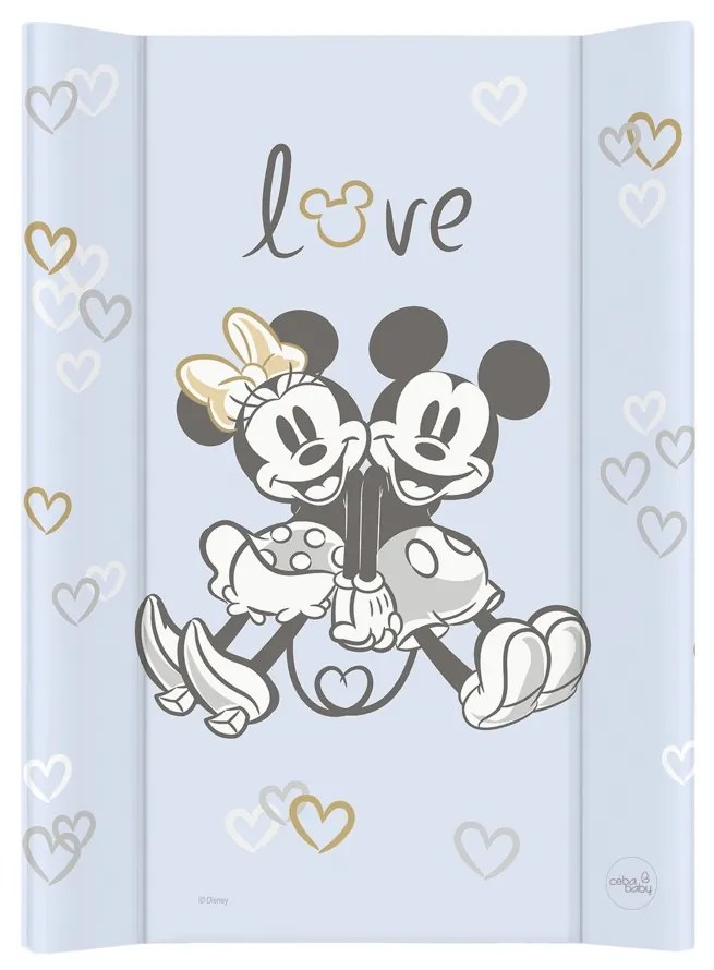 CEBA Podložka přebalovací s pevnou deskou COMFORT (50x70) Disney Minnie & Mickey Blue