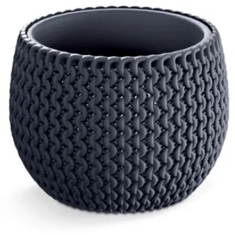 PROSPERPLAST Květináč - SPLOFY BOWL Průměr: 23,9 cm, Barva: antracit