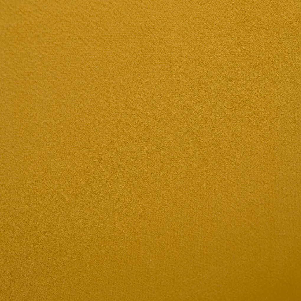 Designové křeslo, žlutá Velvet látka/gold chrom zlatá, EZIO