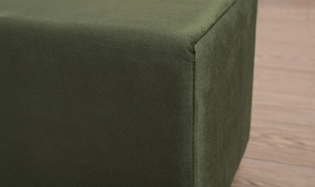 Atelier del Sofa Taburet Daisy - Green, Zelená