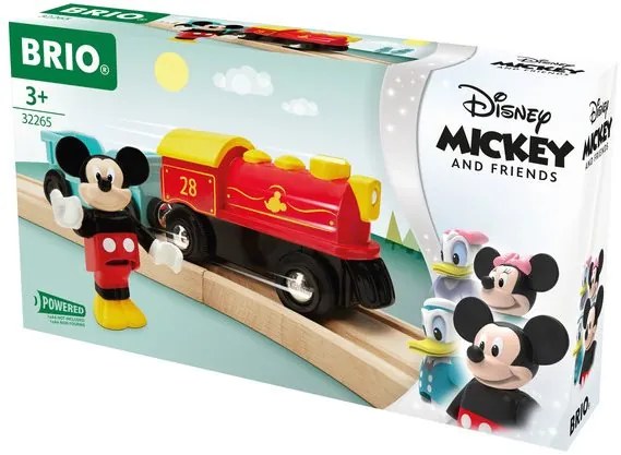 Vláčkodráha brio world 32265 vlak na baterie myšáka mickeyho