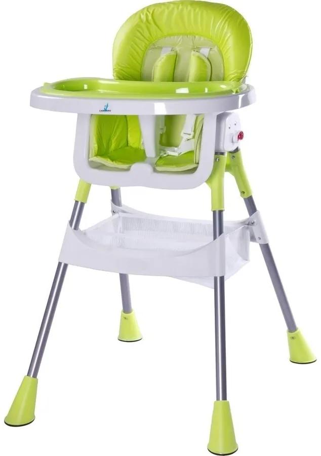 Jídelní židlička CARETERO Pop green