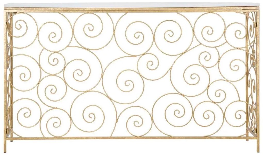 Designová konzole Bellachay 140 cm zlatá