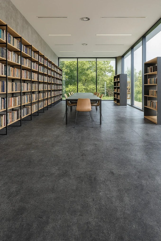 Beauflor, PVC podlaha - lino Blacktex Zinc 996D, na míru, šíře 2m,4m, šedá, filc, chodba / předsíň