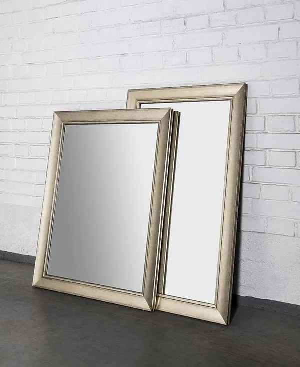 Sapho Sapho, CORONA zrcadlo v dřevěném rámu 628x1028mm, šampaň, NL721