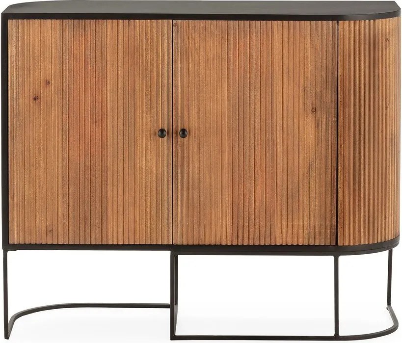 Komoda z mangového dřeva v přírodní barvě 110x90x40 cm Curve – MOME