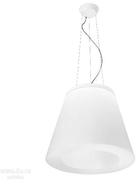 Linealight 10335 Vulcano, závěsné svítidlo z průsvitného polyethylenu, 30W LED, prům. 49cm