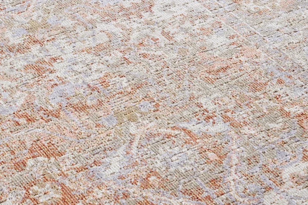 Hanse Home, Běhoun Cairo 105587 Port Said Cream Red – na ven i na doma, 80x200, oranžová, chodba / předsíň