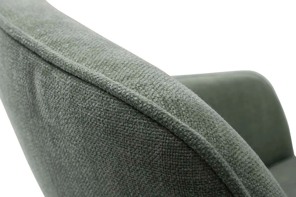Designová otočná židle Ralayna lesnická zelená