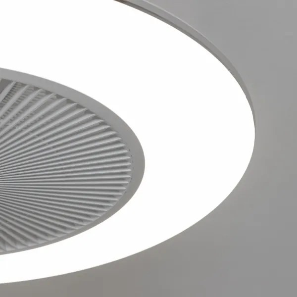 Brilagi - LED Stmívatelné svítidlo s ventilátorem AURA LED/38W/230V bílá + DO