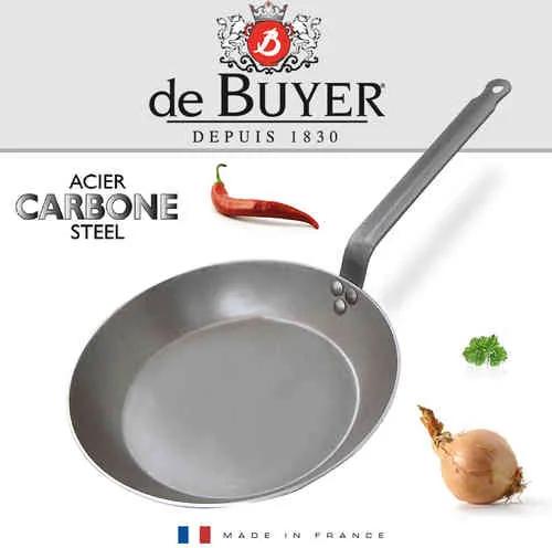 De Buyer | ocelová pánev Carbone plus, průměr 24 cm