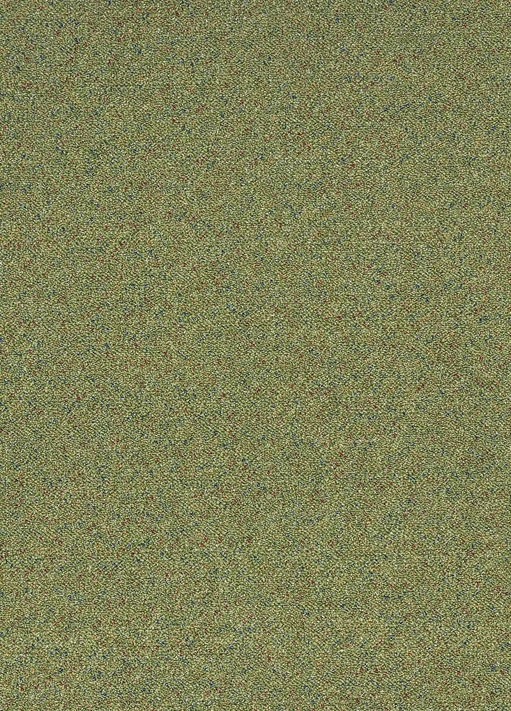 Koberce Breno Metrážový koberec MELODY 221, šíře role 400 cm, Zelená, Vícebarevné