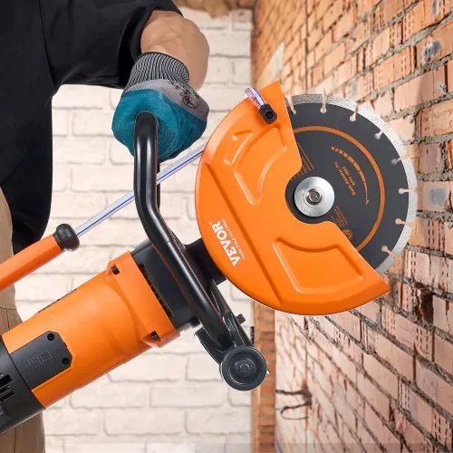 22,9 cm elektrická pila na beton Mokrá/suchá pila s vodním čerpadlem a kotoučem