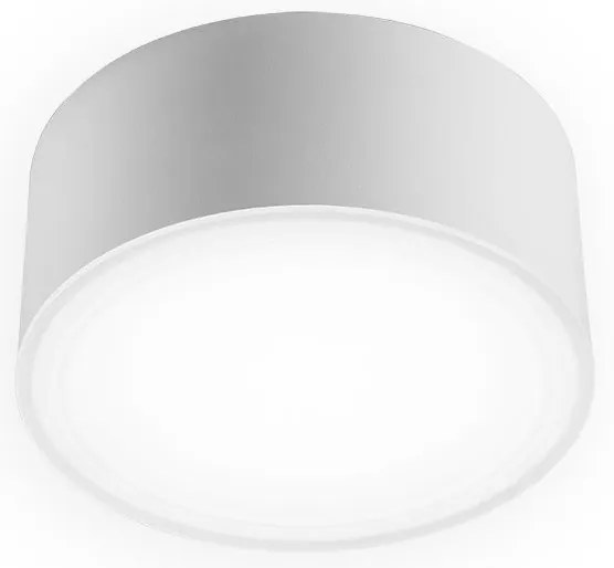 LED2 1010151D Button II, bílé stropní svítidlo, 12W LED 3000K/4000K DALI, prům. 15cm