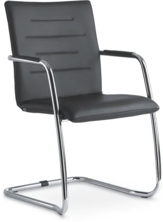 LD seating Oslo 225-N4 - Konferenční  židle  - koženka bílá