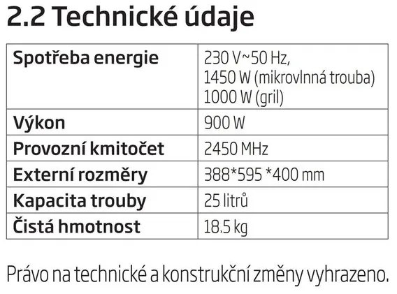 Beko BMGB25332BG Vestavná mikrovlnná trouba